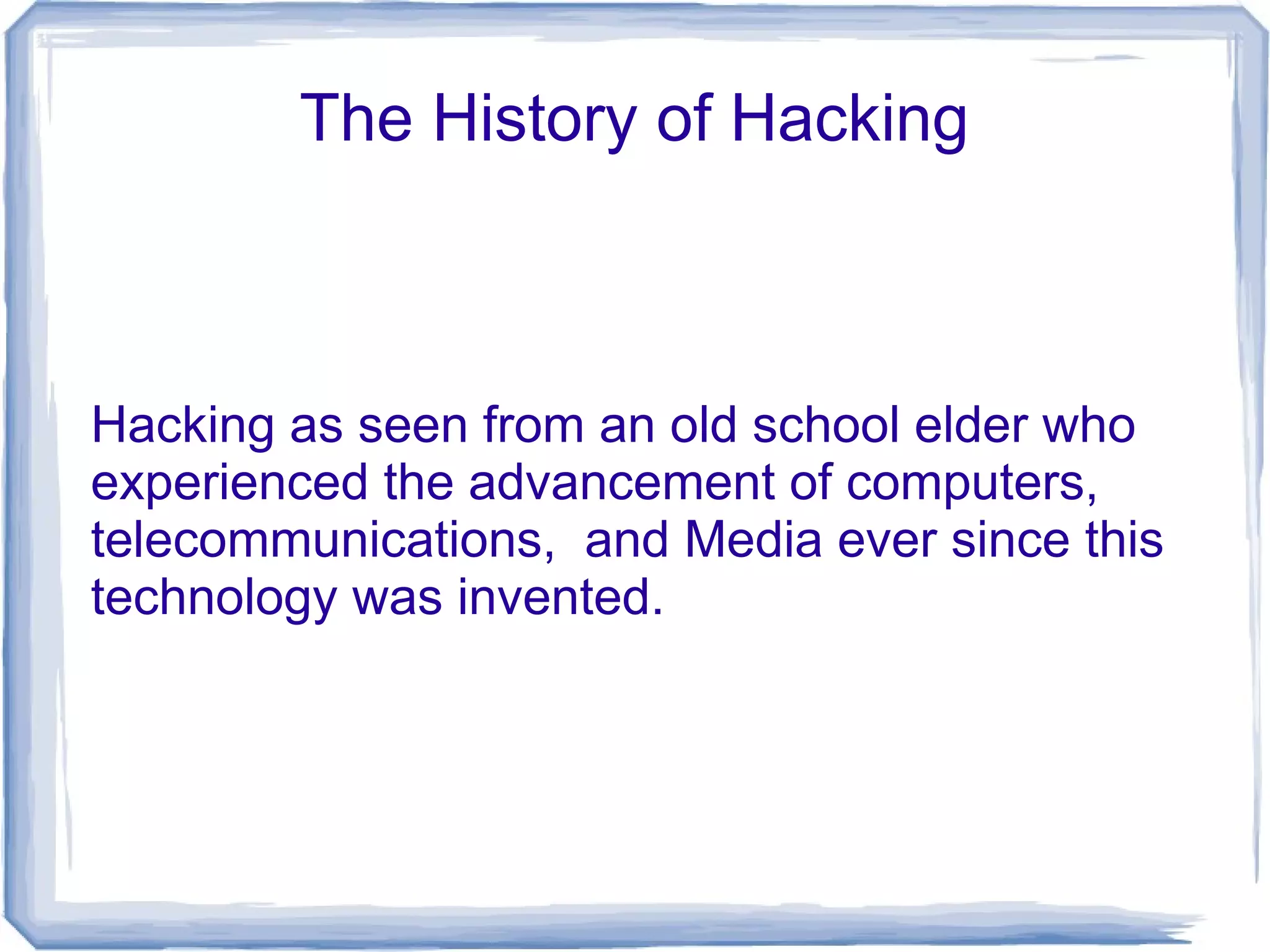 John “captain crunch” draper. history of hacking | PDF