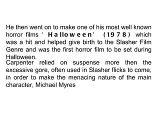 John carpenter | PPT