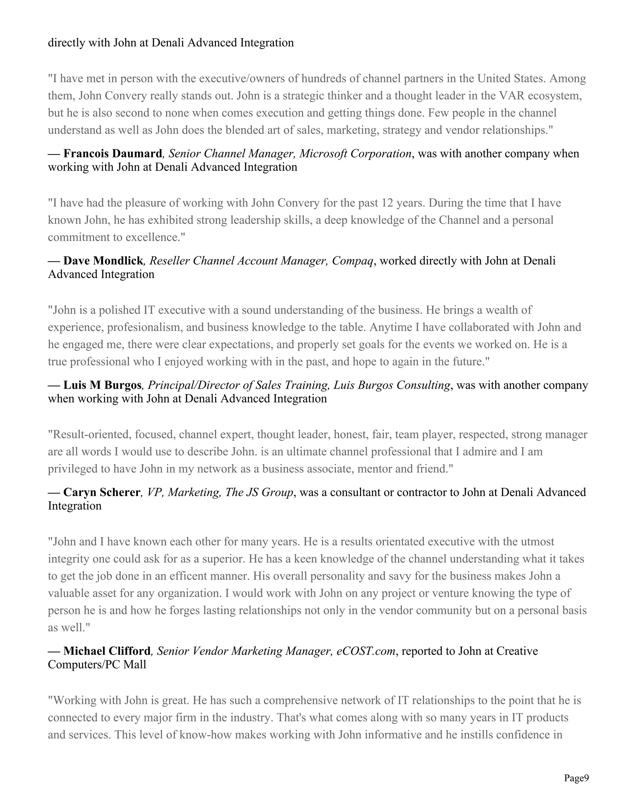John convery linkedin profile | PDF