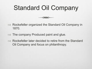 John d. rockefeller | PPTX