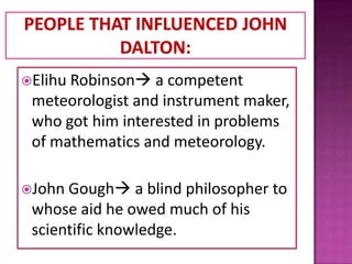 John Dalton (Biography) | PPTX