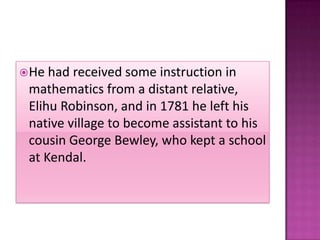 John Dalton (Biography) | PPTX