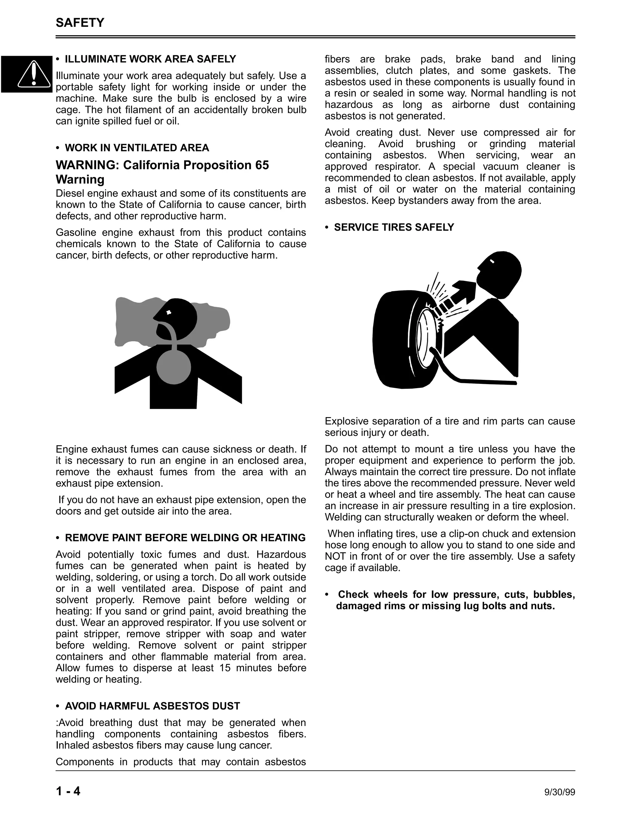 John deere 1032 d walk behind snowblowers service repair manual (tm1612 ...