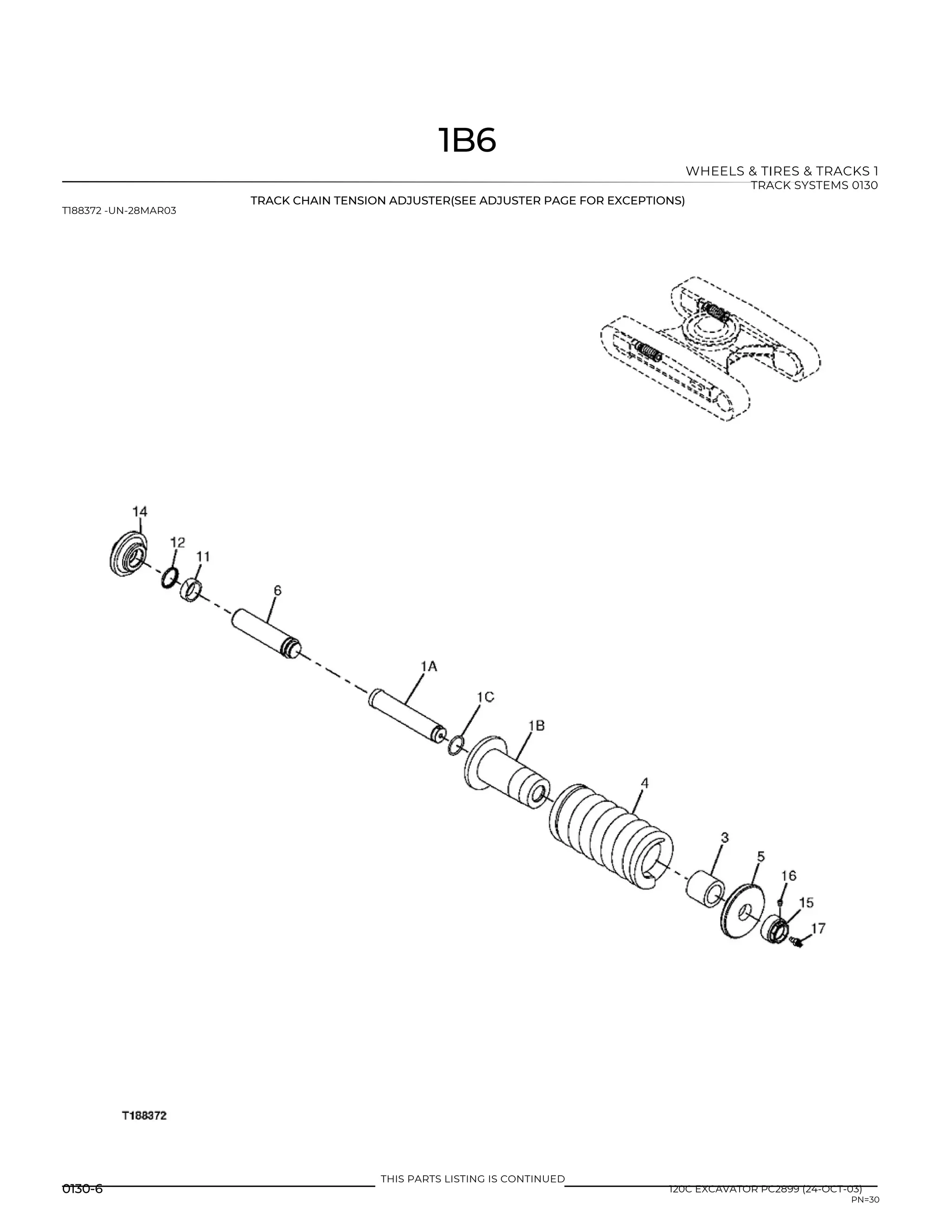 John Deere 120C Excavator Parts Catalog Manual PC2899 | PDF