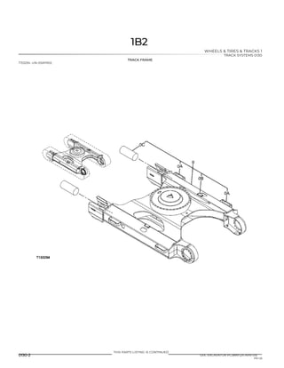 John Deere 120C Excavator Parts Catalog Manual PC2899 | PDF