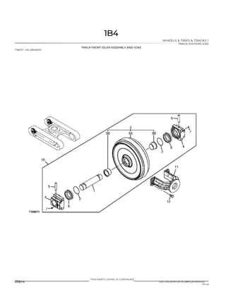 John Deere 120C Excavator Parts Catalog Manual PC2899 | PDF