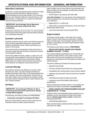 John Deere 2653a Diesel Professional Utility Mower Service Technical ...