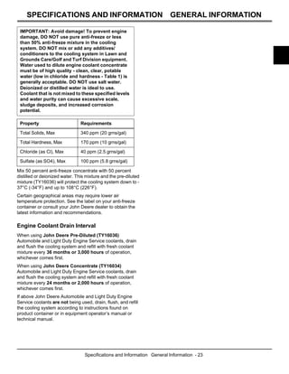 John Deere 2653a Diesel Professional Utility Mower Service Technical ...