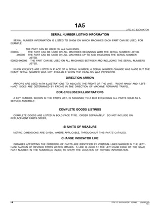 John Deere 270C LC Excavator Parts Manual | PDF