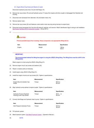 John deere 27 d compact excavator service repair technical manual ...