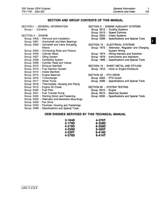 John deere 3 164 d oem engine service repair manual | PDF
