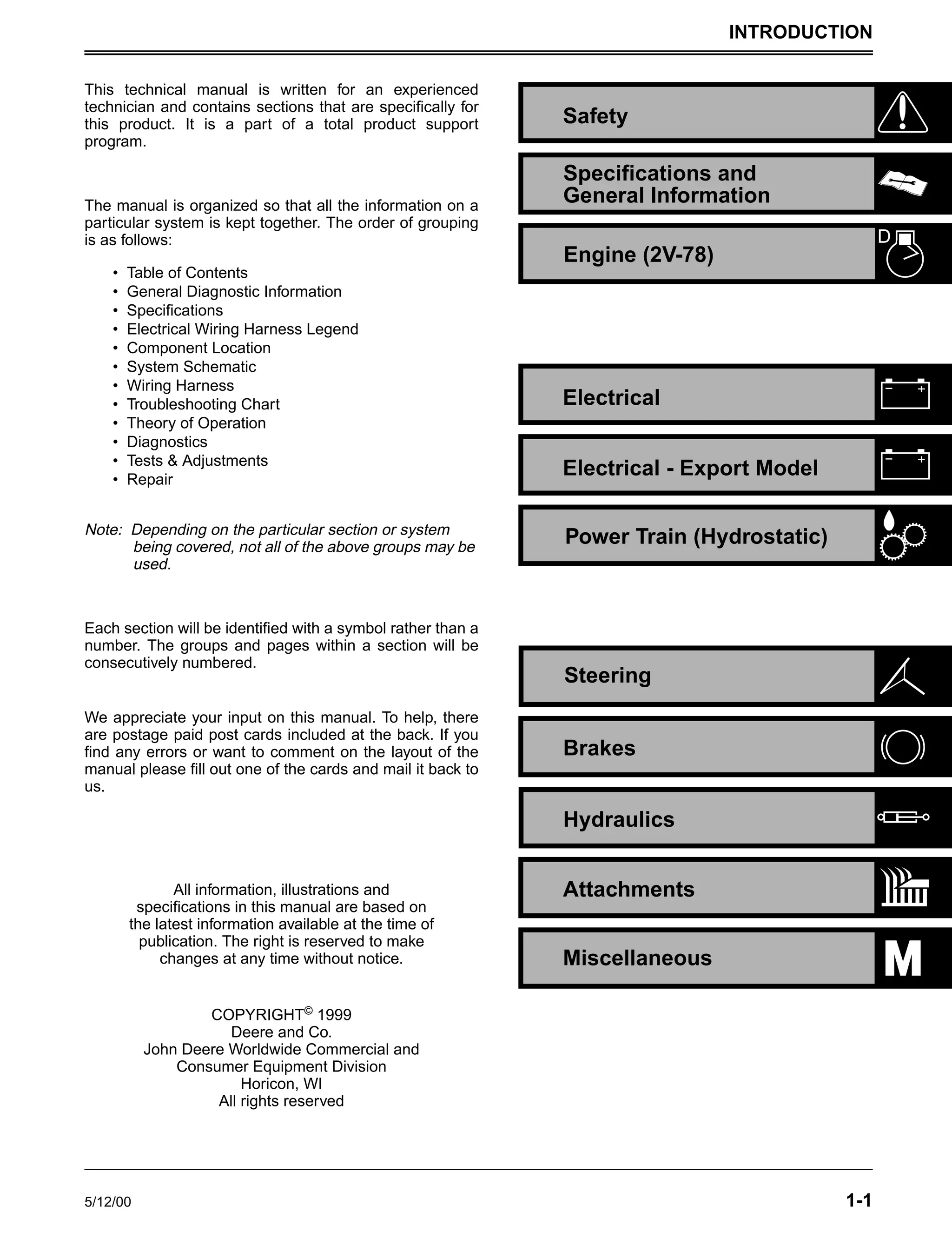 John deere 355 d lawn garden tractor service repair manual | PDF