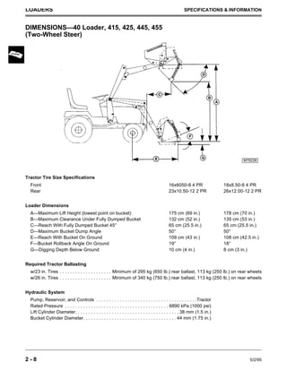 John deere 40, 44, 51, 52, 60, 67, 70, & 70 a loaders service repair ...