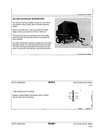 John Deere 435 535 Service Repair Manual | PDF