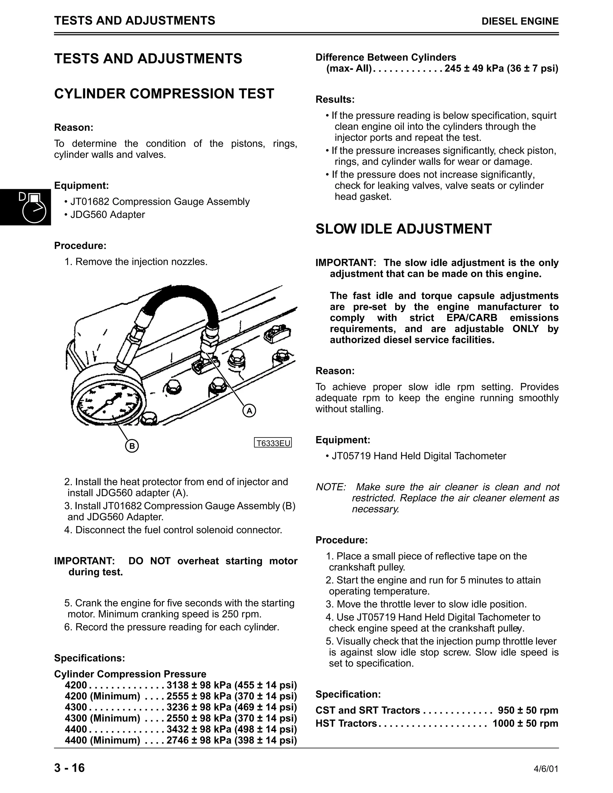 John deere 4400 compact utility tractor service repair manual | PDF