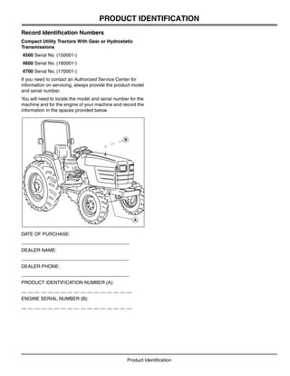 John Deere 4500, 4600, 4700 Utility Tractors Operators Manual.pdf