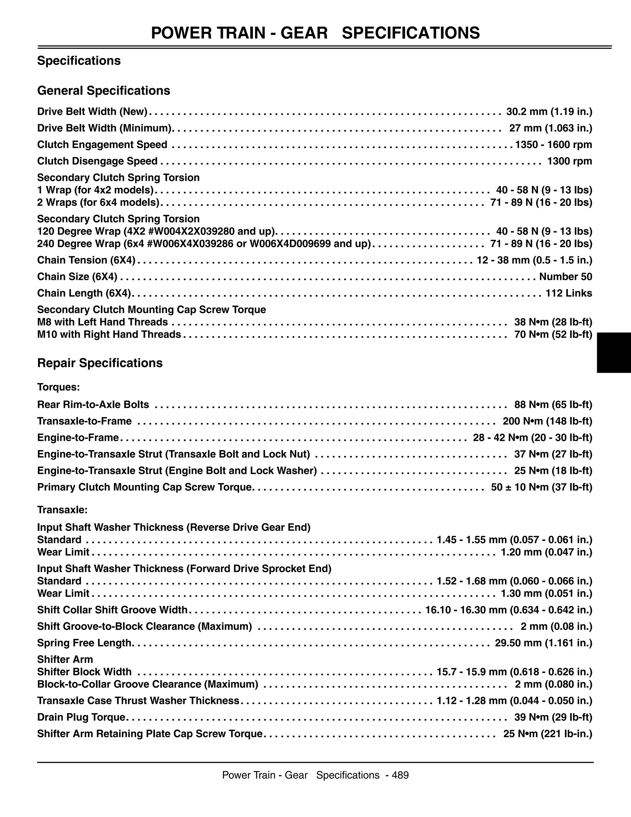 John deere 4x2 and 4x6 gator utility vehicle service repair manual ...