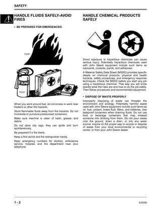 John deere 524 d walk behind snowblowers service repair manual (tm1612 ...