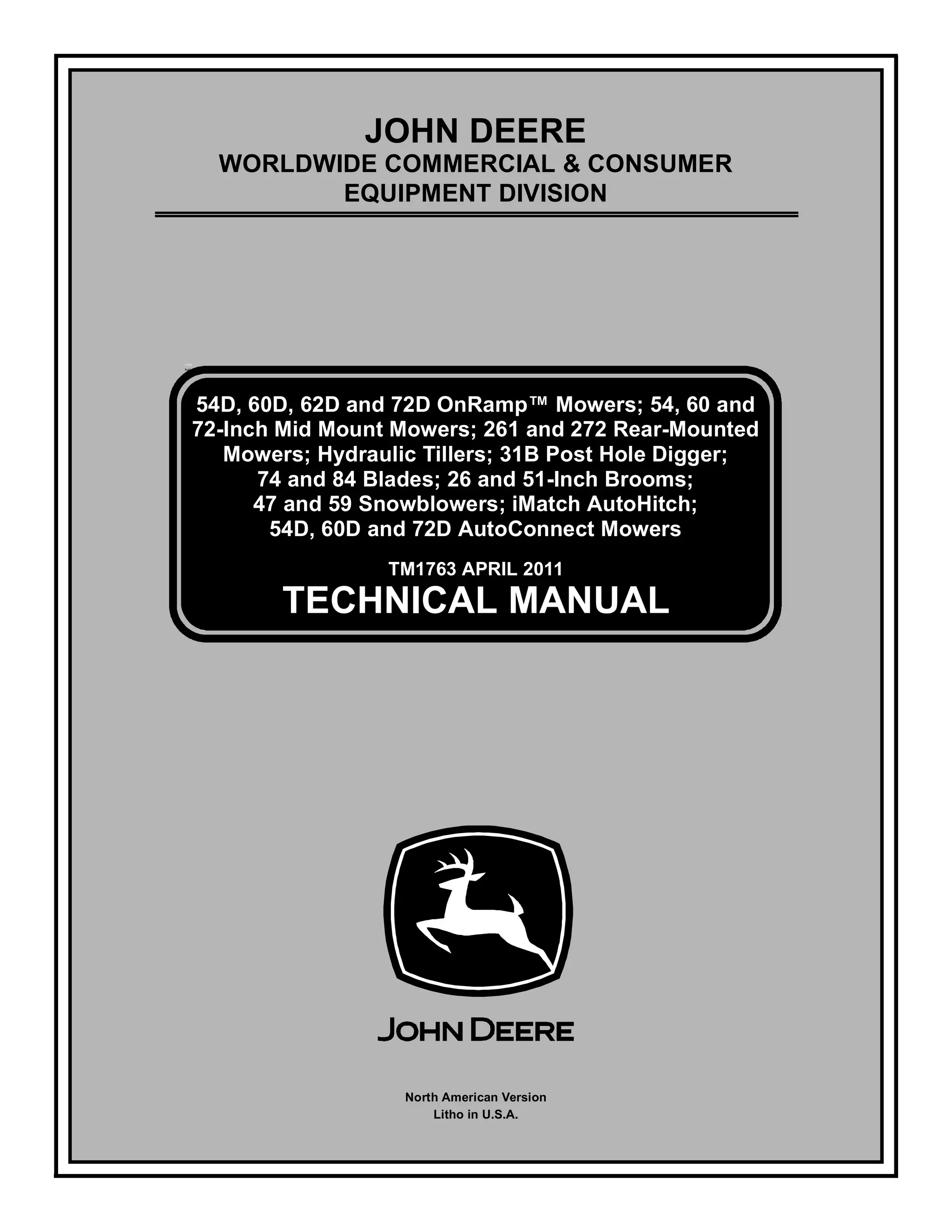 John Deere 54D, 60D and 72 Autoconnect Mowers Service Repair Manual.pdf