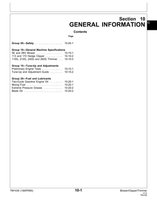 John Deere 5E 2BV Blower Service Repair Manual.pdf