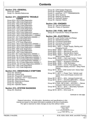 John Deere 8130, 8230, 8330, 8430 and 8530 Tractors Operator Manual ...