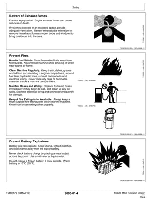 850JR Crawler Dozer Operation and Test Manual | PDF