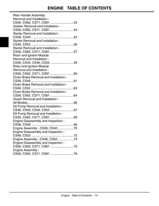 John deere chainsaws cs56 service repair manual | PDF