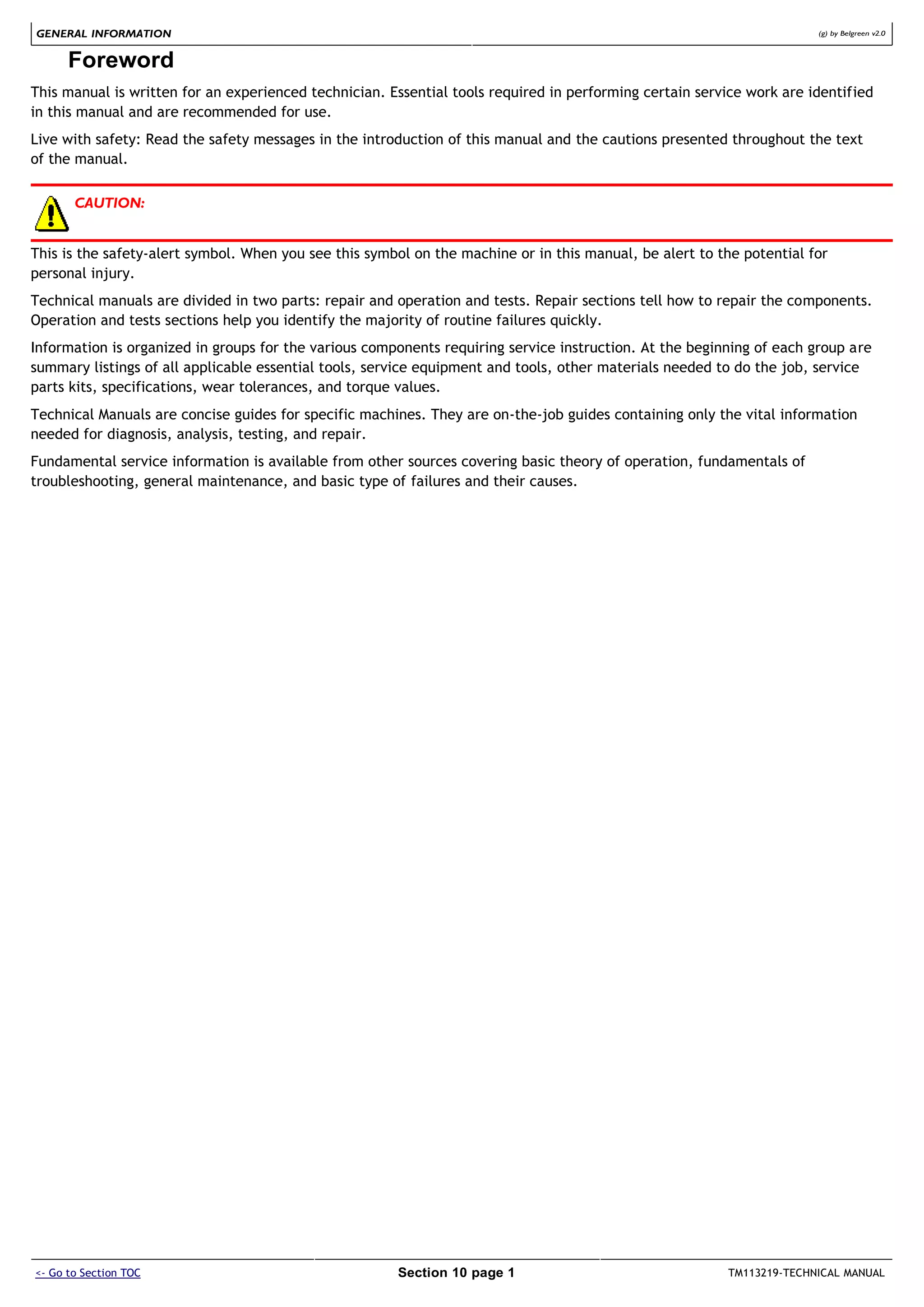 John Deere D125 D130 D140 D150 Lawn Tractors Service Repair Manual.pdf