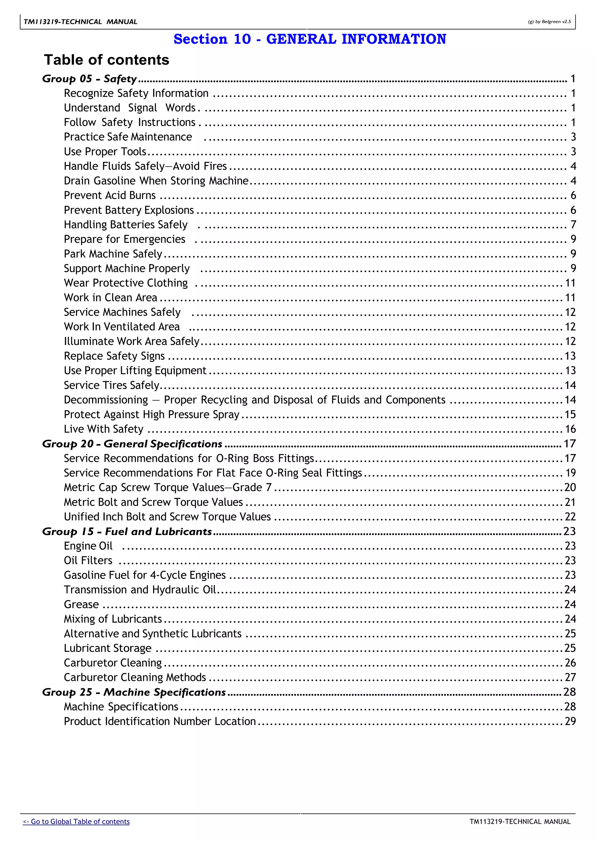 John Deere D155 D160 D170 Lawn Tractors Service Repair Manual.pdf