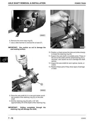 John deere e gator utility vehicle service repair manual (tm1766) | PDF