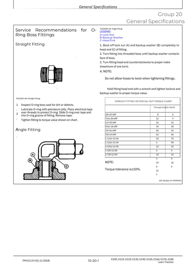 John Deere E100, E110, E120, E130, E140, E150, E160, E170, E180 Lawn Tractor Service Repair ...