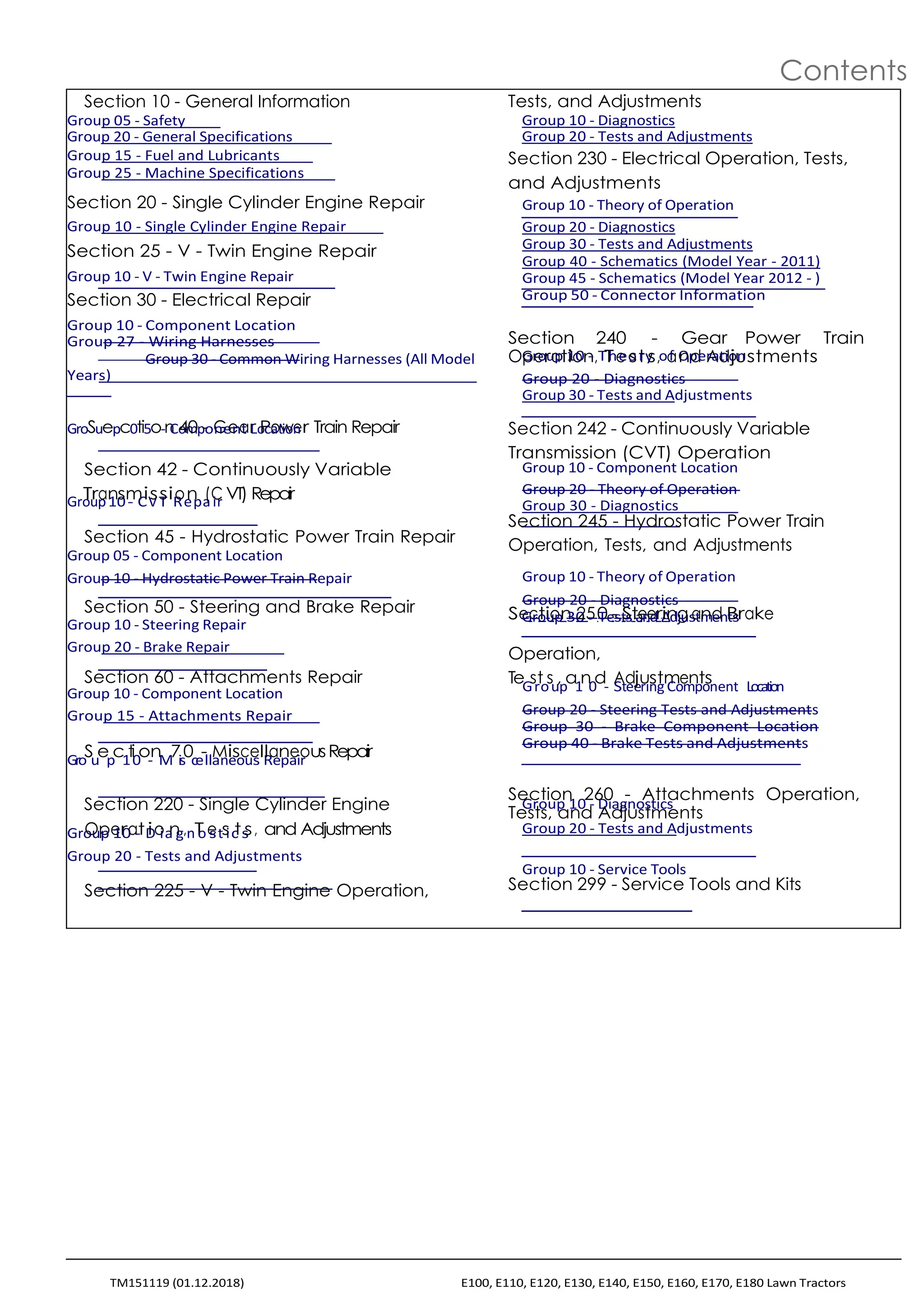 John Deere E130, E140, E150 Repair Guide.pdf