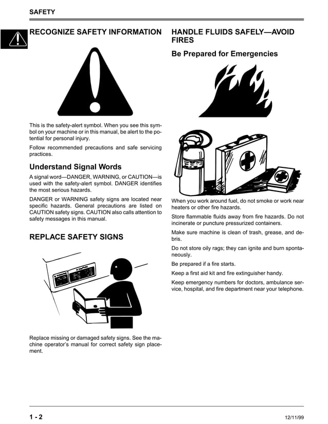 John deere f735 front mower service repair manual | PDF