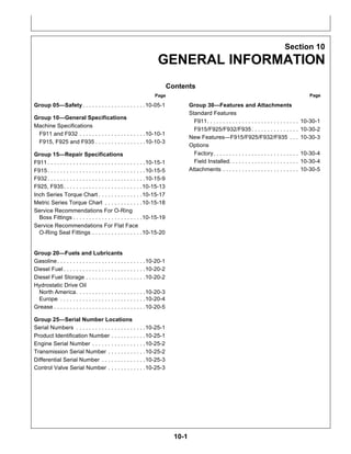 John deere f915 front mower service repair manual | PDF