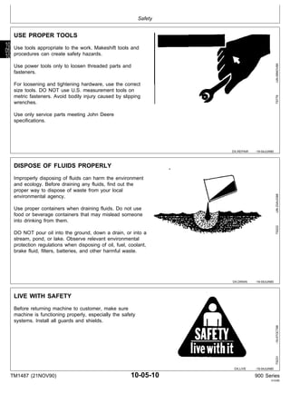 John deere f925 front mower service repair manual | PDF