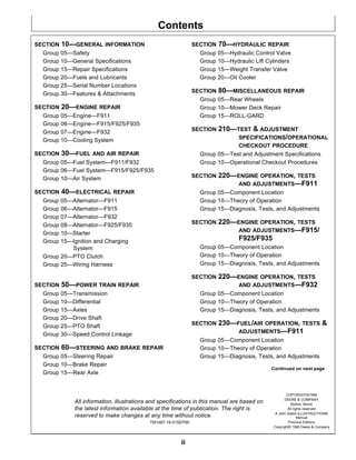 John Deere F925 Front Mower Service Repair Manual.pdf