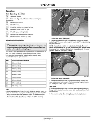 John deere js38, js46, js48, jm26, jm36, jm46 rotary operator manual | PDF
