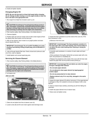 John deere js38, js46, js48, jm26, jm36, jm46 rotary operator manual | PDF