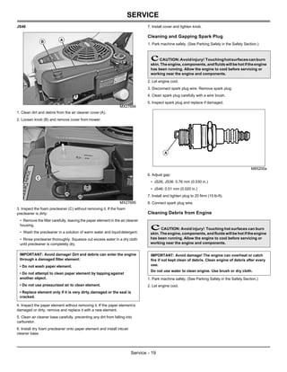 John deere js38, js46, js48, jm26, jm36, jm46 rotary operator manual | PDF