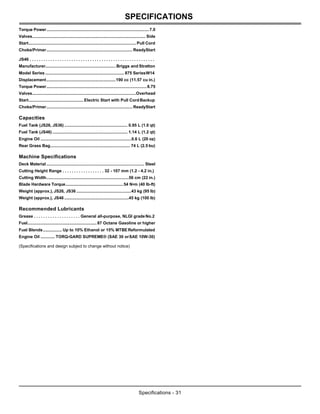 John deere js38, js46, js48, jm26, jm36, jm46 rotary operator manual | PDF