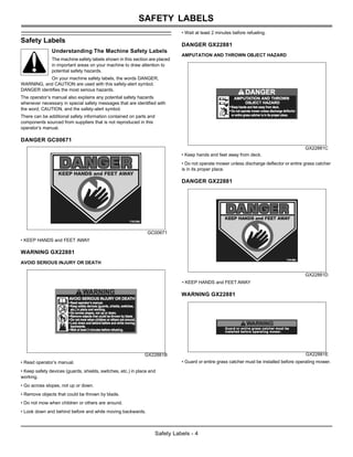 John deere js38, js46, js48, jm26, jm36, jm46 rotary operator manual | PDF