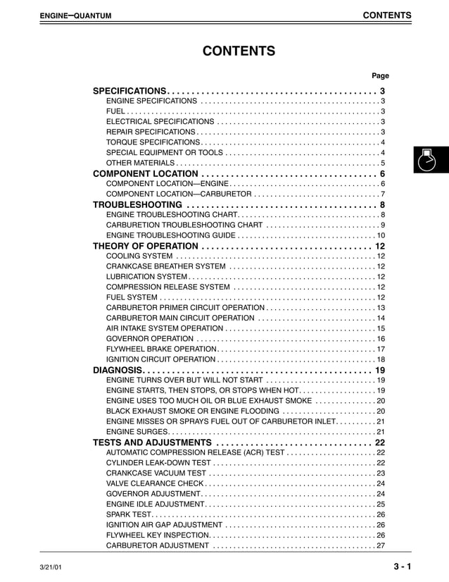 John deere js series 21 inch walk-behind mower service repair manual | PDF