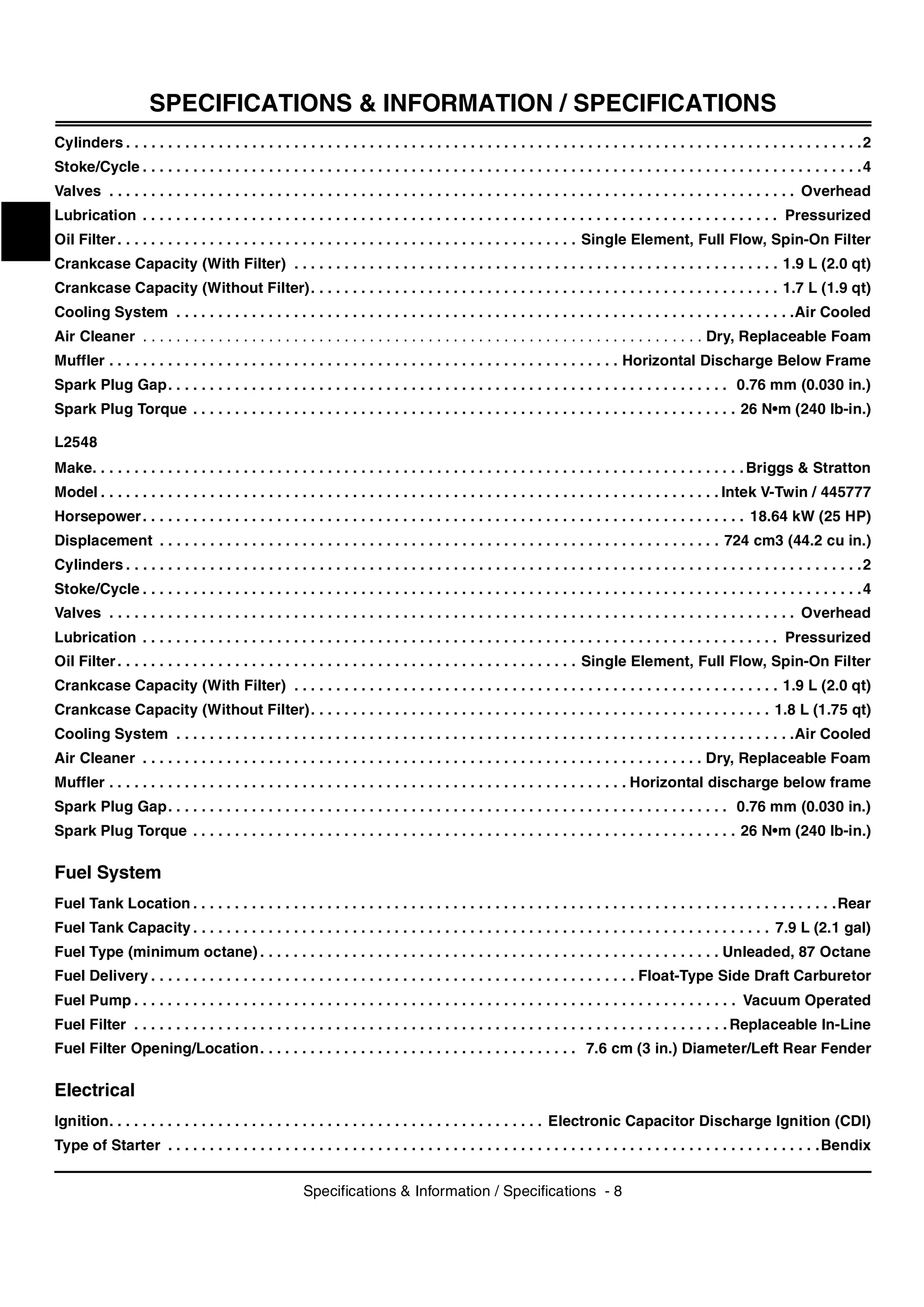 John deere l2048 scotts lawn tractor service repair manual (tm1949) | PDF