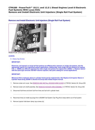 John Deere PowerTech 12.5L Diesel Engines Level 6 Electronic Fuel ...