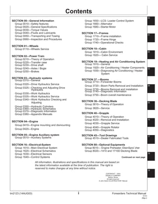 John Deere Timberjack 1010d 1110d Wheeled Forwarder Technical Repair ...