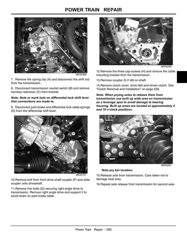 John deere xuv 825i gator utility vehicle service repair manual ...