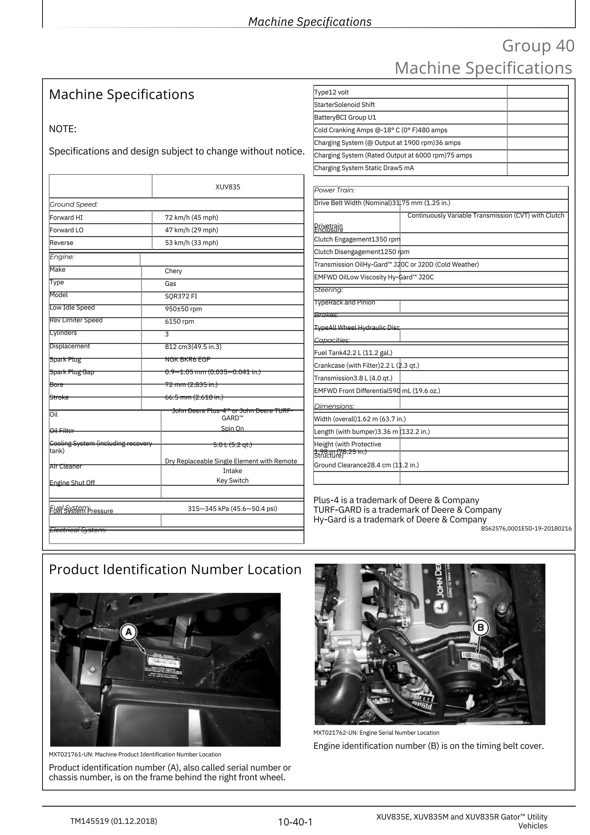 John Deere XUV835E, XUV835M, XUV835R Vehicle Repair Manual.pdf