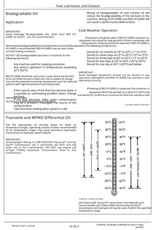John Deere XUV855E, XUV855M, XUV855M S4 Vehicle Technical Manual ...