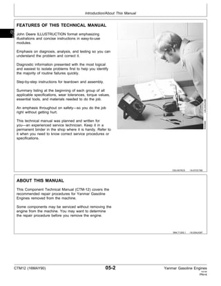 John Deere Yanmar Engines 322, F912, F932 Service Repair Manual.pdf