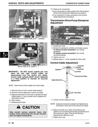 John deere z trak f620 mower service repair manual (tm1678) | PDF